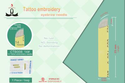 중국 스테인리스 영구 불변은 귀영나팔 바늘에 의하여 찬성된 ISO 9002를 구성합니다 판매용
