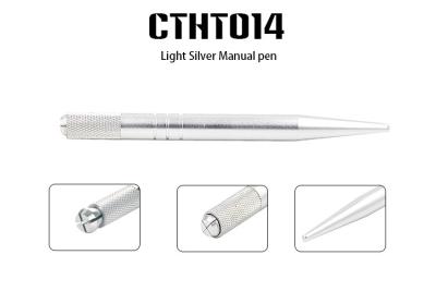 China Pluma manual del tatuaje de la ceja permanente de plata ligera para el trazador de líneas del labio/el labio en venta