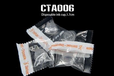 Cina Tazza di plastica eliminabile dell'inchiostro del tatuaggio di trucco degli accessori permanenti del tatuaggio in vendita