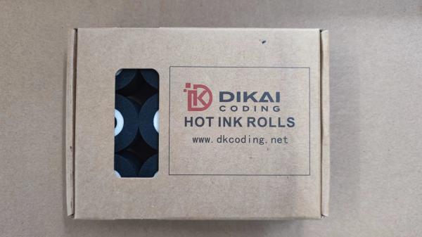 Solid Dry Ink Roller Black customized 40x40mm rub resistant