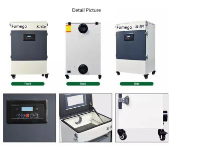 China HEPA Mobile Portable Welding Fume Extractor 220V Smoke Dust Collector for sale