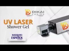 Feixe de UV Laser Marking Machine 5W 50Hz IR da impressora que posiciona para o HDPE