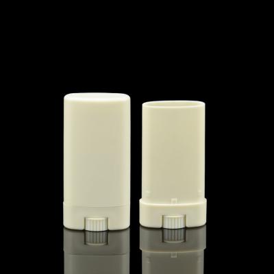 China Plano vazio cosmético oval do gel da garrafa 15g da vara de desodorizante do ODM 15ml oval para o gel à venda