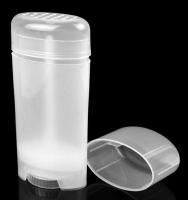 China 80ml ODM Flat Shaped PP Empty Deodorant Roller Bottles Big Volume Containers for sale
