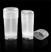 China 80ml ODM Flat Shaped PP Empty Deodorant Roller Bottles Big Volume Containers for sale