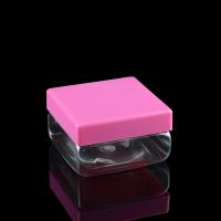 China Electroplating 100ml 500ml PET Jar Packaging PET Square Jars Deodorant Empty Containers for sale
