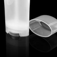 China 80ml ODM Flat Shaped PP Empty Deodorant Roller Bottles Big Volume Containers for sale