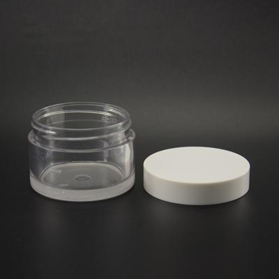 Cina crema di fronte cosmetica del barattolo dell'ABS PETG del siero 50ml con il coperchio elettrolitico in vendita