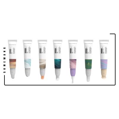 Cina i coperchi a vite 15ml spazzolano la metropolitana d'imballaggio cosmetica del contenitore del labbro della metropolitana capa di lucentezza in vendita