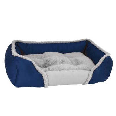China Multiple Color Pet Den Bed Cozy Plush Interior Anti - Static Cotton Material for sale