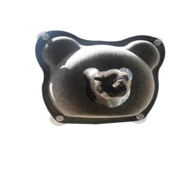 Cina Casa di riposo comoda molle dell'animale domestico della pertica della finestra della tazza di aspirazione del gatto del cuscinetto 20kg in vendita
