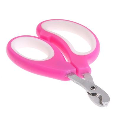 Cina Forbici rosa del chiodo dell'animale domestico di colore, progettazione ergonomica della smerigliatrice del chiodo di pedicure dell'animale domestico in vendita