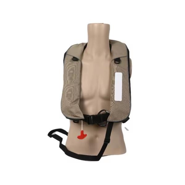 Quality Marine Automatic Manual Device 150N Inflatable Safety Life Jacket For Fishing Kayaking Safety for sale