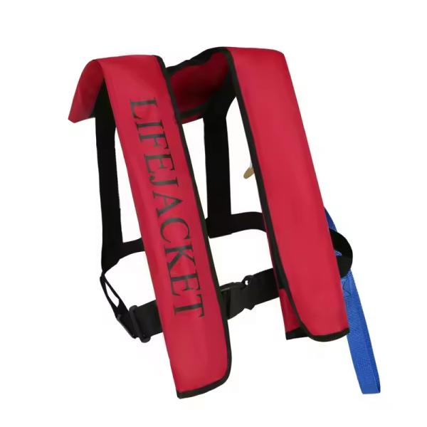 Quality Wholesale Offshore Marine Automatic Manual Device 150N Inflatable Safety Life Jacket For Fishing Kayaking Safety for sale
