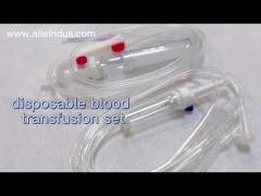 Disposable Blood Transfusion Set With Hypodemic Needle Luer Lock Connector