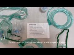 Elongated Ventilator Nebulizer Kit Pediatric Nebulizer Mask XL ISO13485