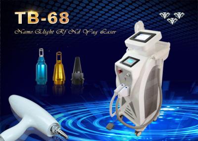 China Multifunction E-light IPL RF ND YAG Laser Machine for Tattoo Removal / Skin Lifting for sale