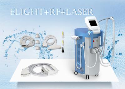 China Multifunction E-light RF ND Yag Hair Removal Wrinkle Removal Tattoo Removal Machine for sale