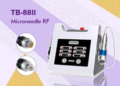 China 2 Handle Radio Frequency Machine With 2MHZ Fractional RF Microneedle Machine For Face Lifting for sale