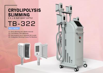 China 4 Handles Cryolipolysis Slimming machine , Cooling Sculpting Weight Loss Equipment for sale