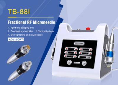China Double Handle Fractional RF Microneedle Machine for Face Body Contouring / Anti - wrinkle for sale