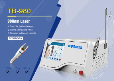 Cina Macchina del laser a diodi del portatile 980 nanometro per l'attrezzatura di bellezza di rimozione/laser della vena in vendita