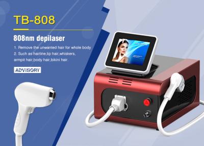 China Touch Control 808nm Diode Laser Hair Removing Machine With Handle Life 10000000 Shots for sale
