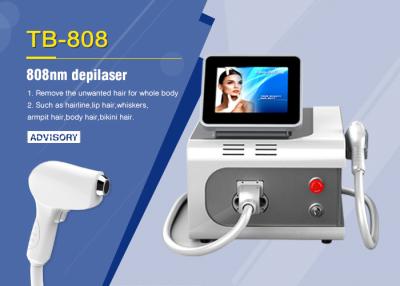 China Touch Controlled Alexandrite 808nm Diode Laser Hair Removal System 12 * 12MM Spot Size for sale