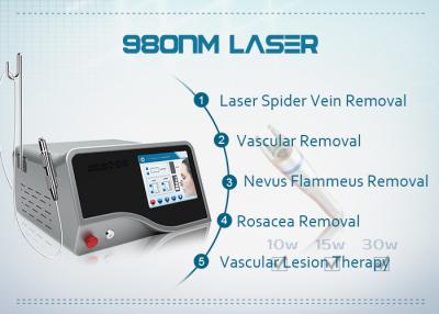 Cina Macchina di bellezza del laser a diodi di raffreddamento a aria 30w 980nm per rimozione del vaso sanguigno in vendita