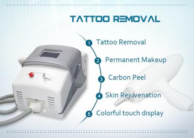 China Mini ND Yag Laser Machine For Tattoo Reduction Carbon Peeling Treatment for sale