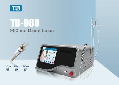 Cina Macchina vascolare di terapia del laser a diodi della clinica 980 nanometro con il sistema di raffreddamento a aria in vendita