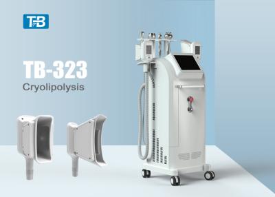 China 1800W 5 Handles RF Cavitation Cryolipolysis Machine / Cool Body Sculpting Machine for sale