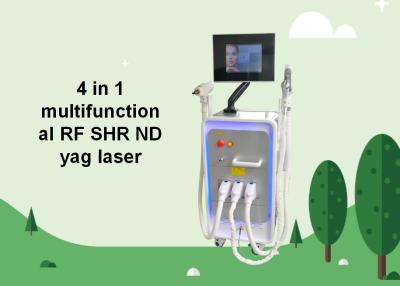 China 4 in 1 Multi - function Nd Yag Laser Elight IPL SHR Hair Removal Machine for sale