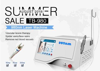 Cina Macchina di terapia del laser a diodi del salone 980nm per i vasi sanguigni e la rimozione vascolare in vendita