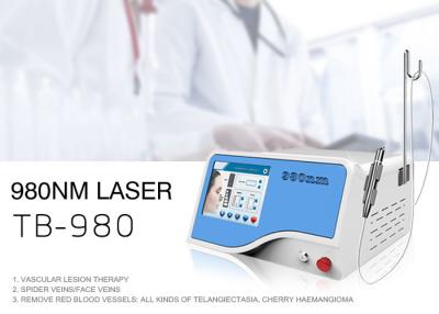 Cina Rimozione medica portatile del vaso sanguigno del laser a diodi dell'attrezzatura 980nm di bellezza in vendita