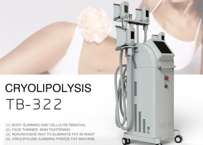 China 4 Treatment Handles Cryolipolysis Slimming Machine For Cellulite Reduction for sale