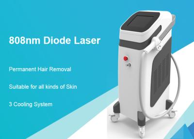 China Salon 1200W 808nm Diode Laser Hair Removal German Imported Bars / Touch Control for sale