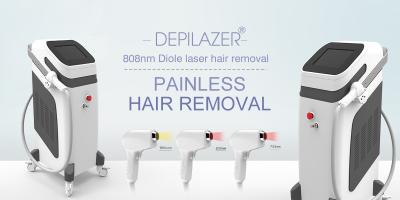 China Strong Cooling System 808nm Diode Laser Hair Removal Apparatus With Touch Control for sale