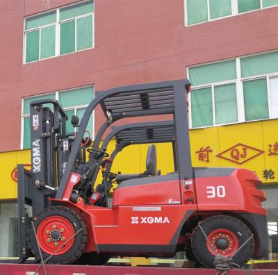 Cina Carrello elevatore potente idraulico 3000kg del magazzino con la guardia sopraelevata ad alta resistenza in vendita