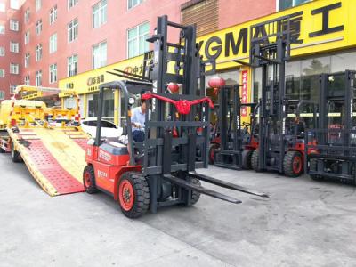 Cina Il carrello elevatore azionato manuale 3000kg di maneggio del materiale ha valutato la gomma solida della capacità in vendita