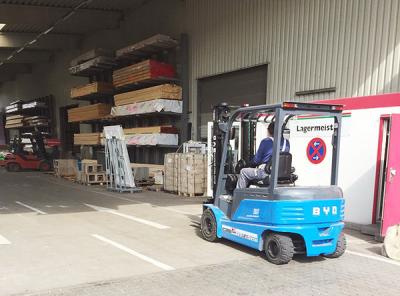 Cina Carrello elevatore a forcale a pile di lunga vita 2500Kg per la lunghezza totale di 3150mm in vendita