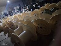China Customized ABS Plastic Wire Spool 300mm Bobbin Drum For Cable Wires for sale