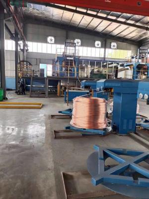 Cina Macchina per la trasmissione continua di rame da 8 a 17 mm 2000 tonnellate per cavi 1.5 2.5 in vendita