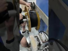 High Speed Wire Coil Making Machine , 630 Double Head Cable Coil Machine