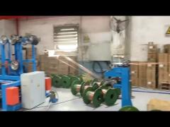 800RPM Double Twisting Copper Bunching Machine For Power Cable / Copper Conductor