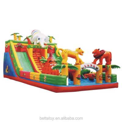 中国 Kids outdoor bounce castle inflatable slide for sale 販売のため
