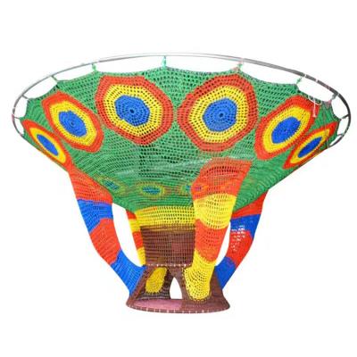 中国 2020 hand crochet net indoor playground rope net for kids 販売のため