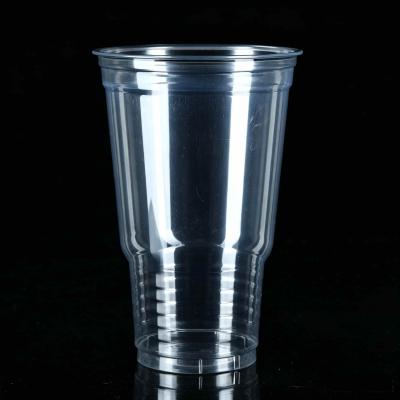 China Beverage Packaging PLA Disposable Cups 32oz 1030ml With 115mm Extra Wide Rim for sale