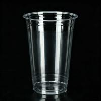 China 20oz 600ml Clear PLA Compostable Cups Custom Logo Beverage Packaging Eco Friendly for sale