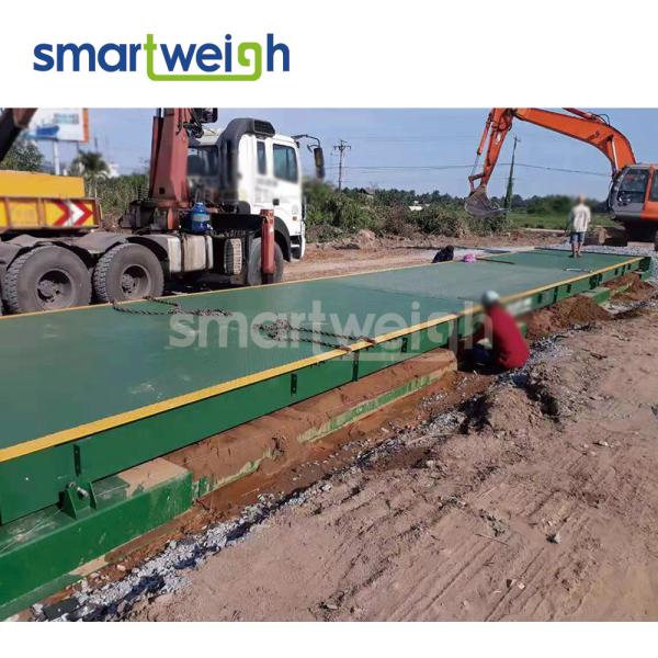 Quality 60T - 150T Mobile Truck Scale Pitless Weighbridge For Logistics And Construction for sale